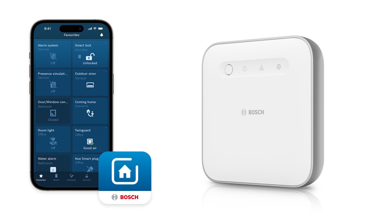 Contrôle de la maison intelligente via une application | Bosch Smart Home
